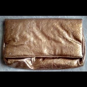 Shirl Miller LTD Bags | Vintage Bronze Snap Clutch | Poshmark